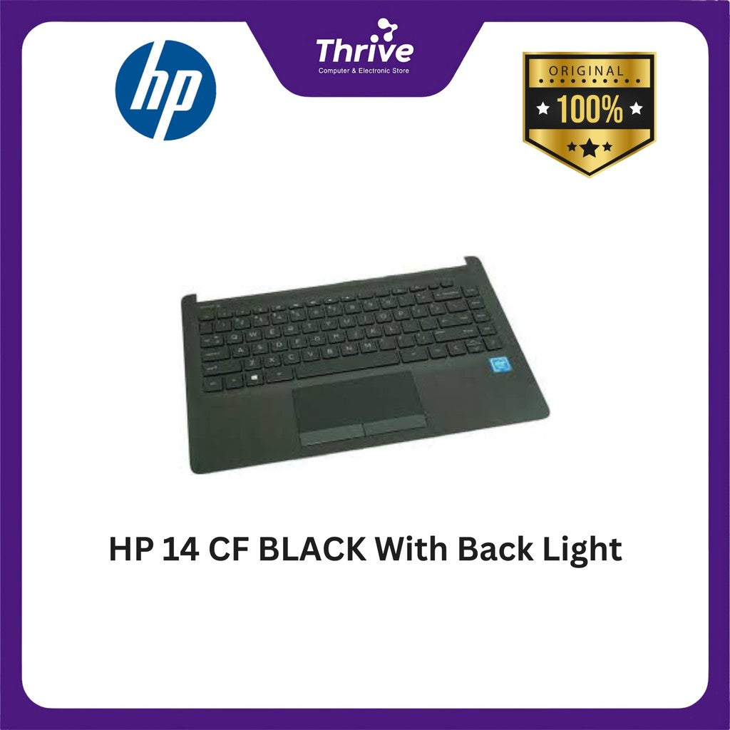 HP 14 CF BLACK With Back Light - Sultan Store