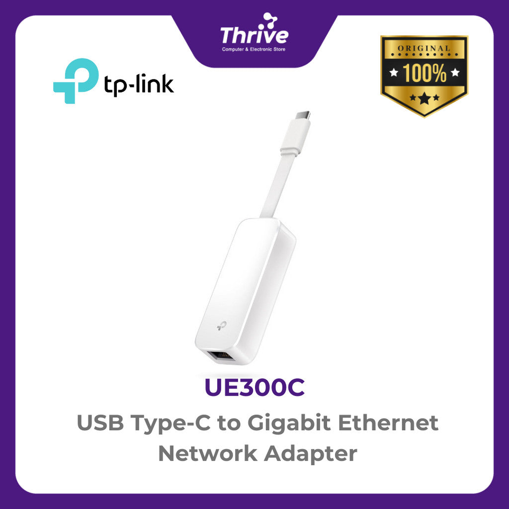 TP-LINK USB Type-C to Gigabit Ethernet Network Adapter - Sultan Store