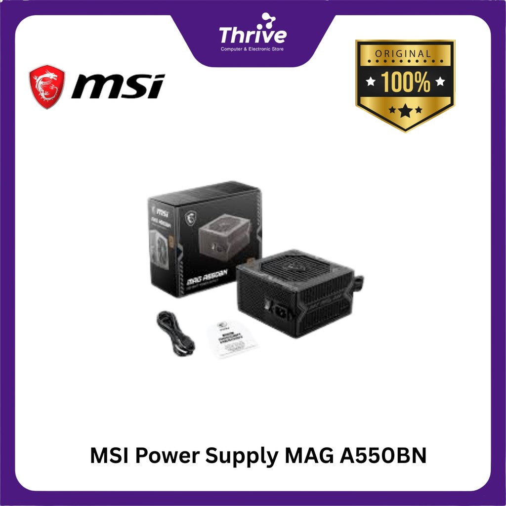 MSI Power Supply MAG A550BN - Sultan Store