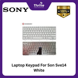 Laptop Keypad For Son Sve14 White - Sultan Store